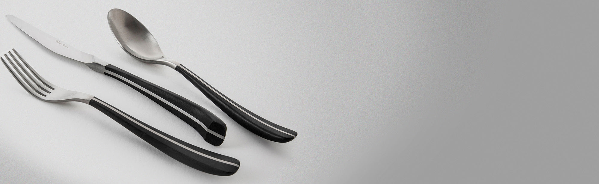Contour Noir Satin Cutlery