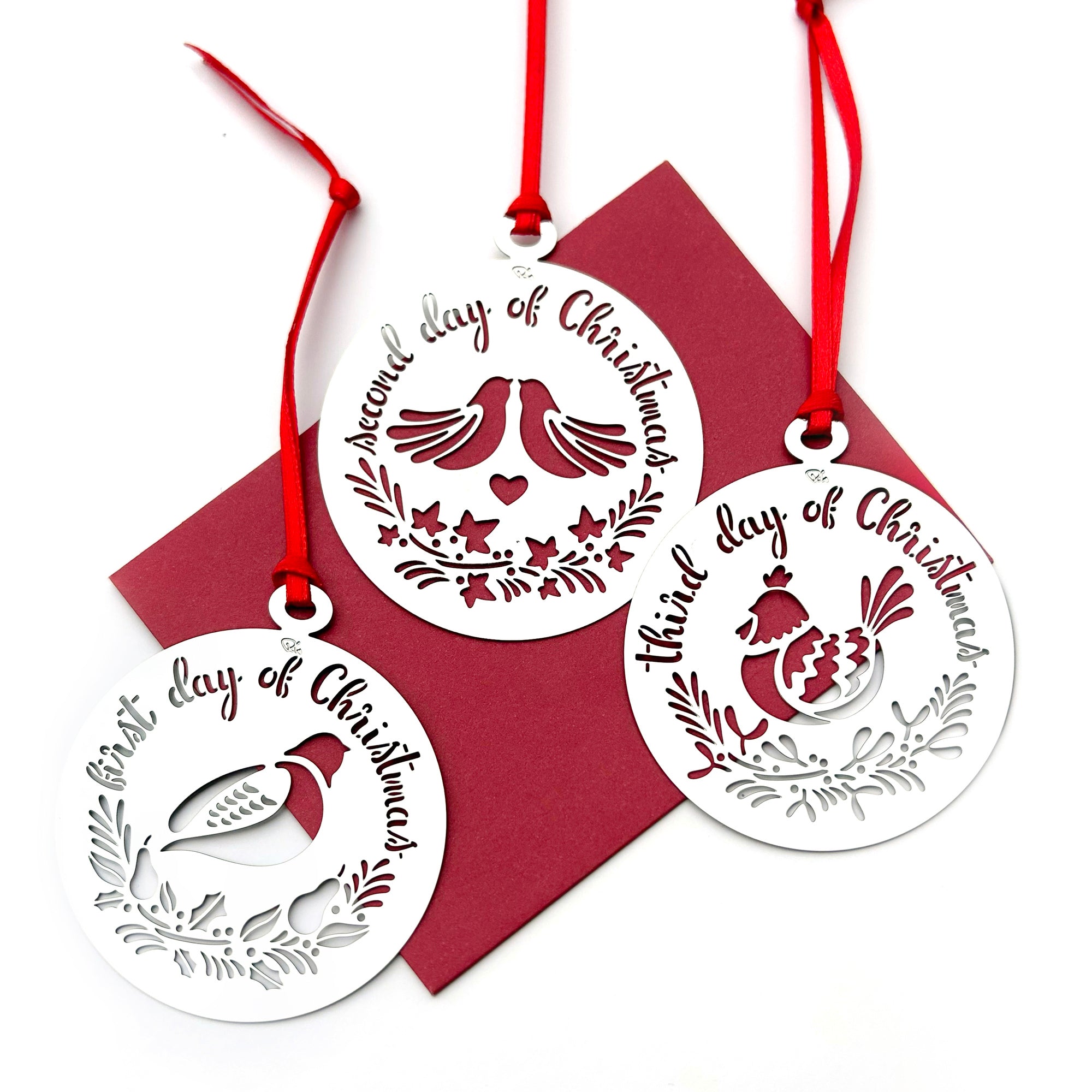 12 Days of Christmas Decorations Set | Tree Decorations