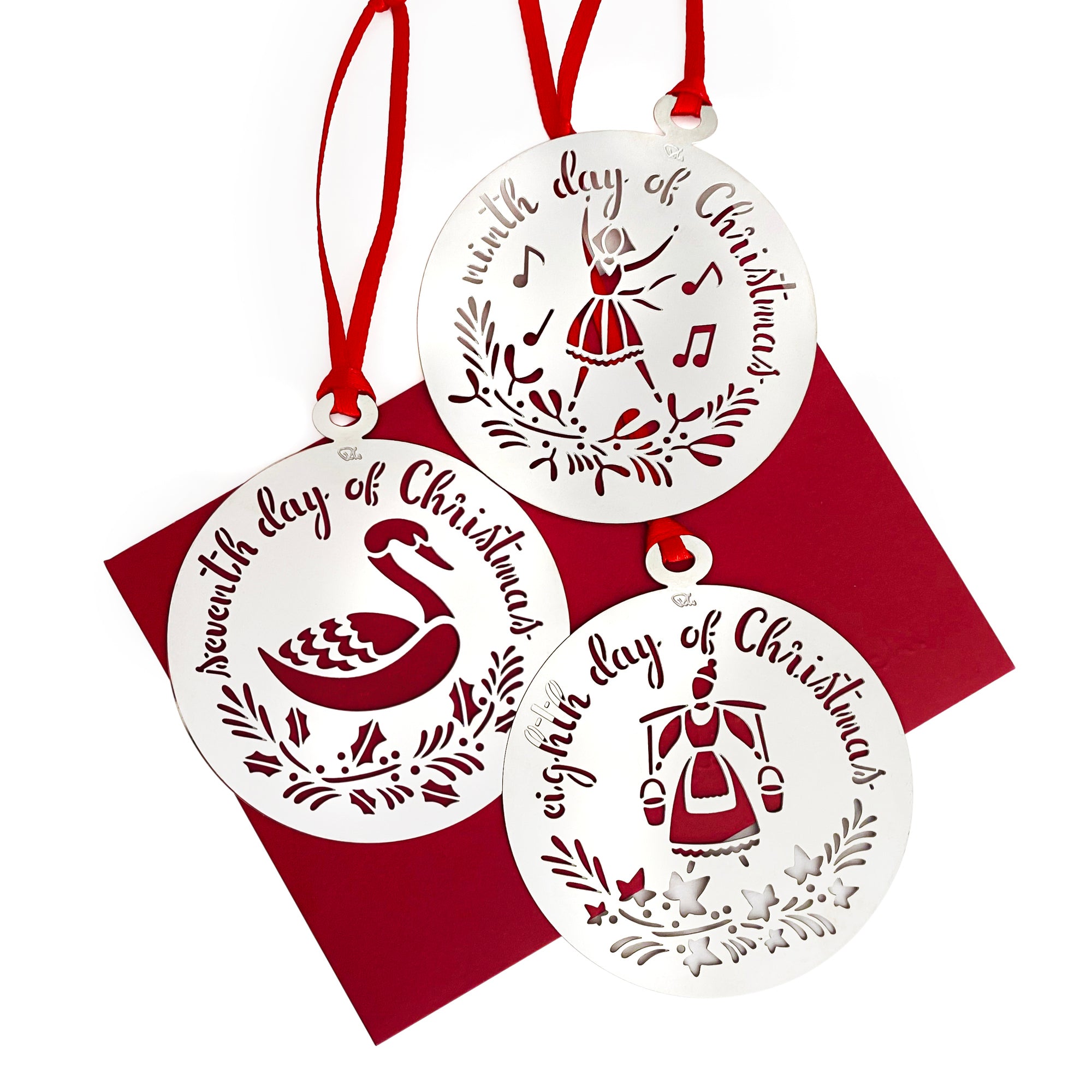 12 Days of Christmas Decorations Set | Tree Decorations