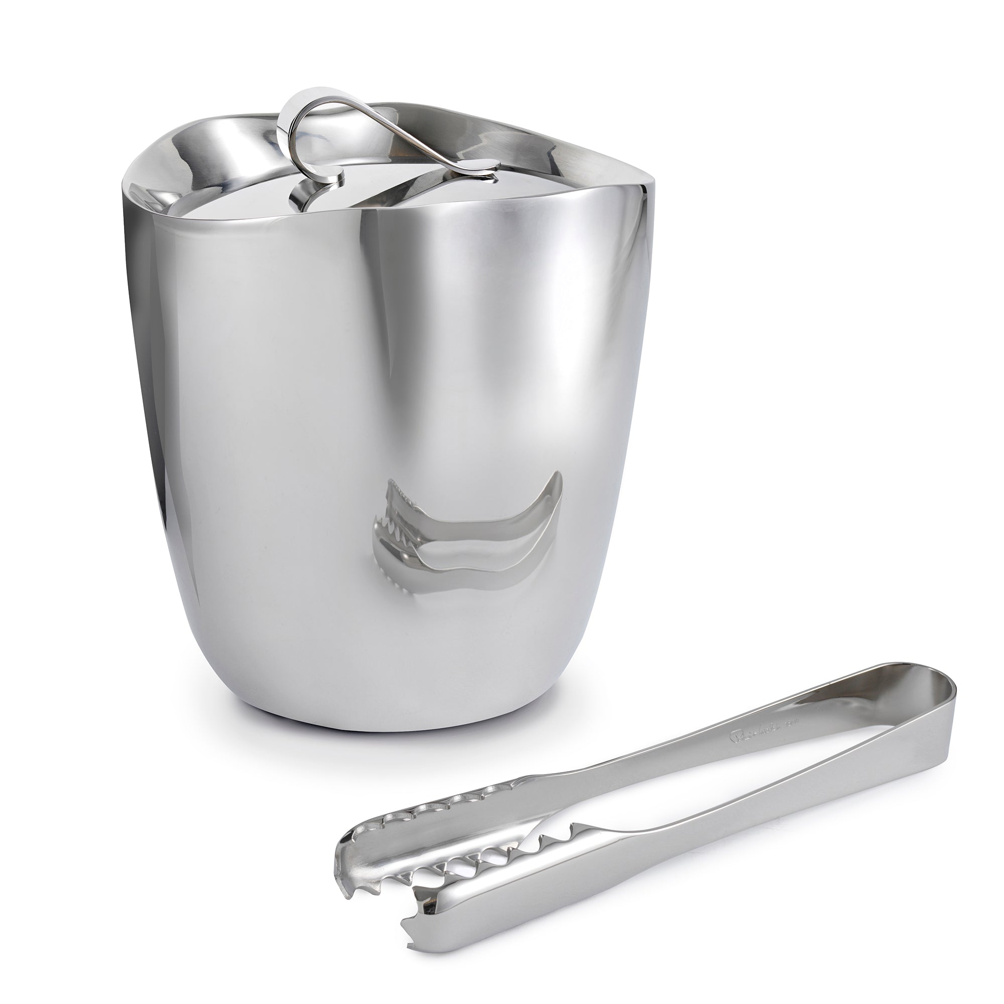 Drift Double Walled Ice Bucket with Bar Tongs | Barware & Afternoon Tea ...
