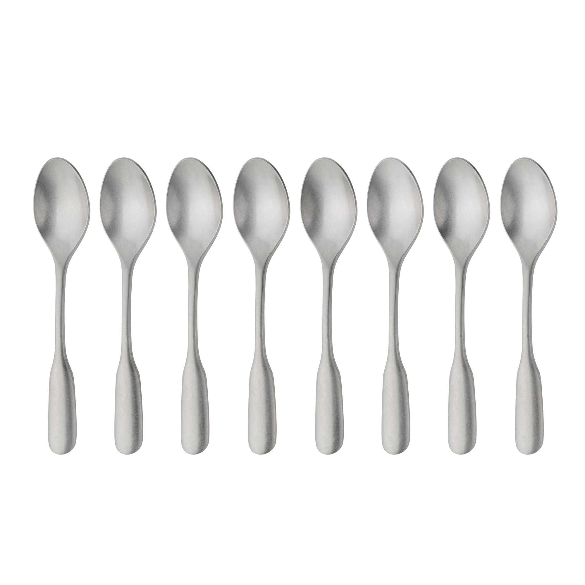 English Fiddle Vintage Coffee / Espresso Spoon | 8 Piece Set | Cutlery ...