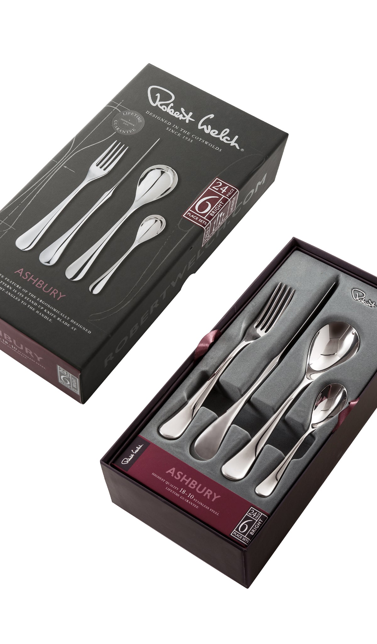 Ashbury Bright Cutlery Set | 24 Piece Set for 6 People