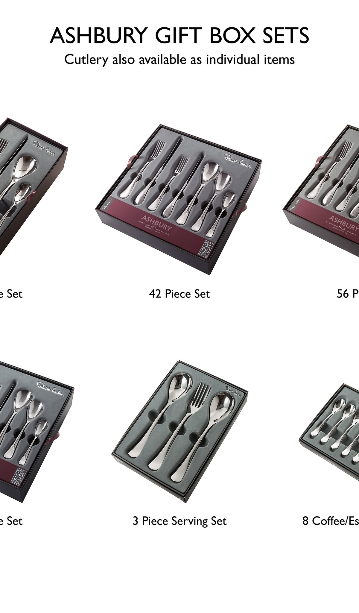 Ashbury Bright Cutlery Set | 24 Piece Set for 6 People