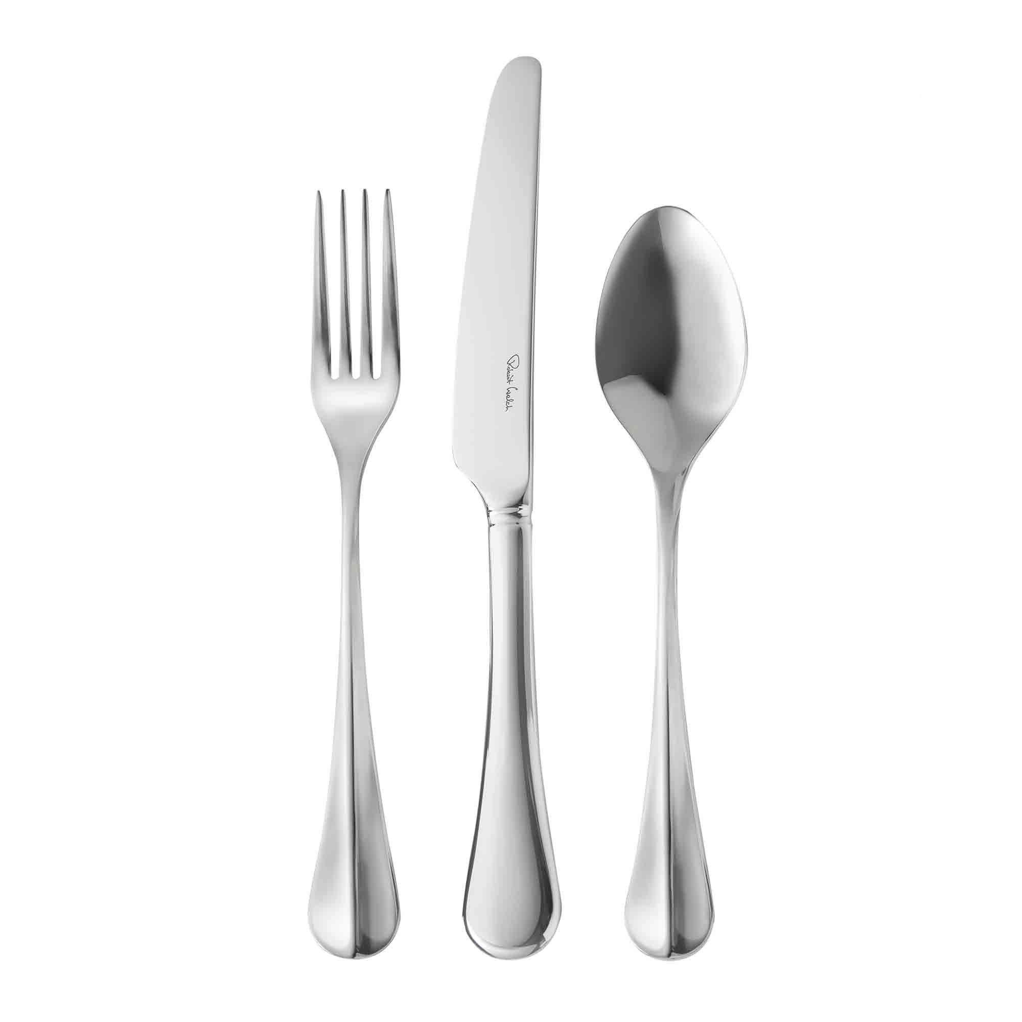 Baguette Bright Cutlery Sample Set | 3 Piece Set | Robert Welch Designs Ltd
