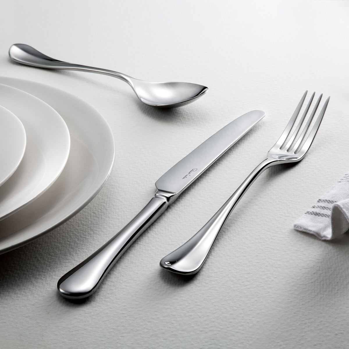 Baguette Bright Cutlery Sample Set | 3 Piece Set | Robert Welch Designs Ltd