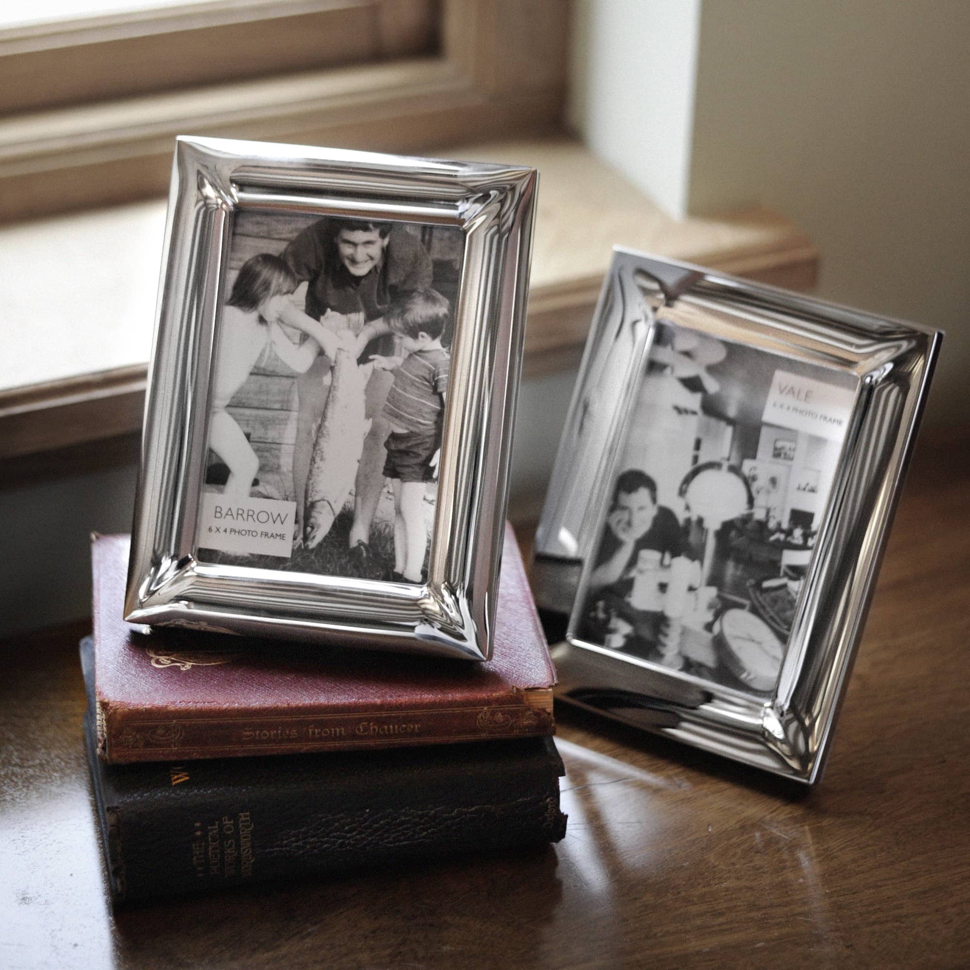 Barrow Photo Frame 6" x 4", Set of 2 | Stainless Steel | Robert Welch ...