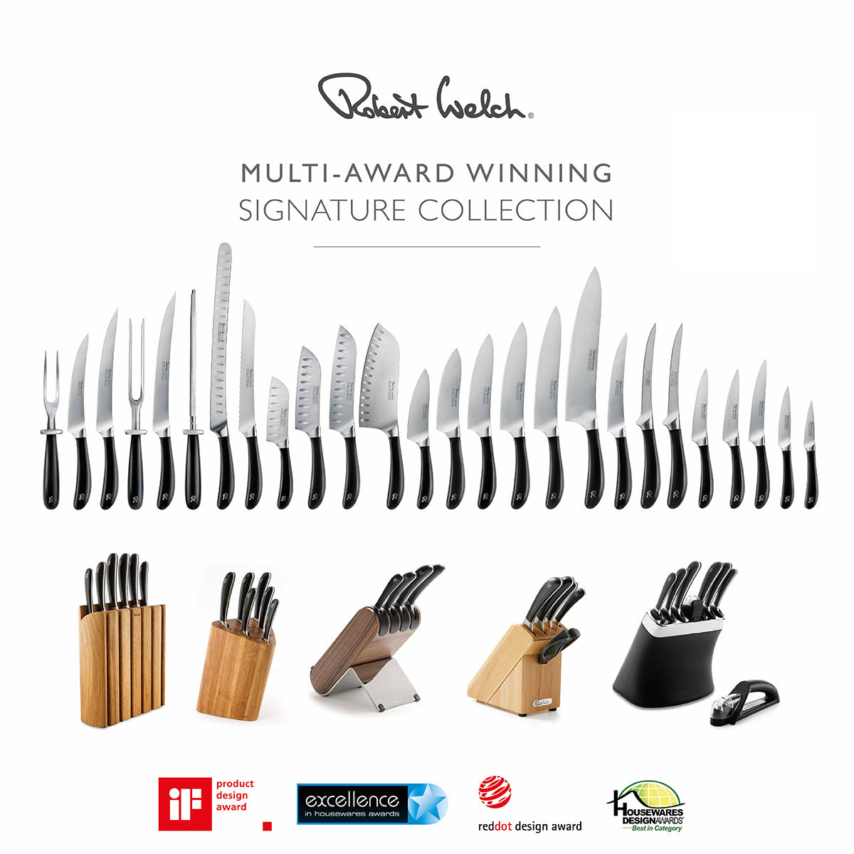Signature Cook's Knife 20cm | Kitchen Knife | Robert Welch Designs Ltd