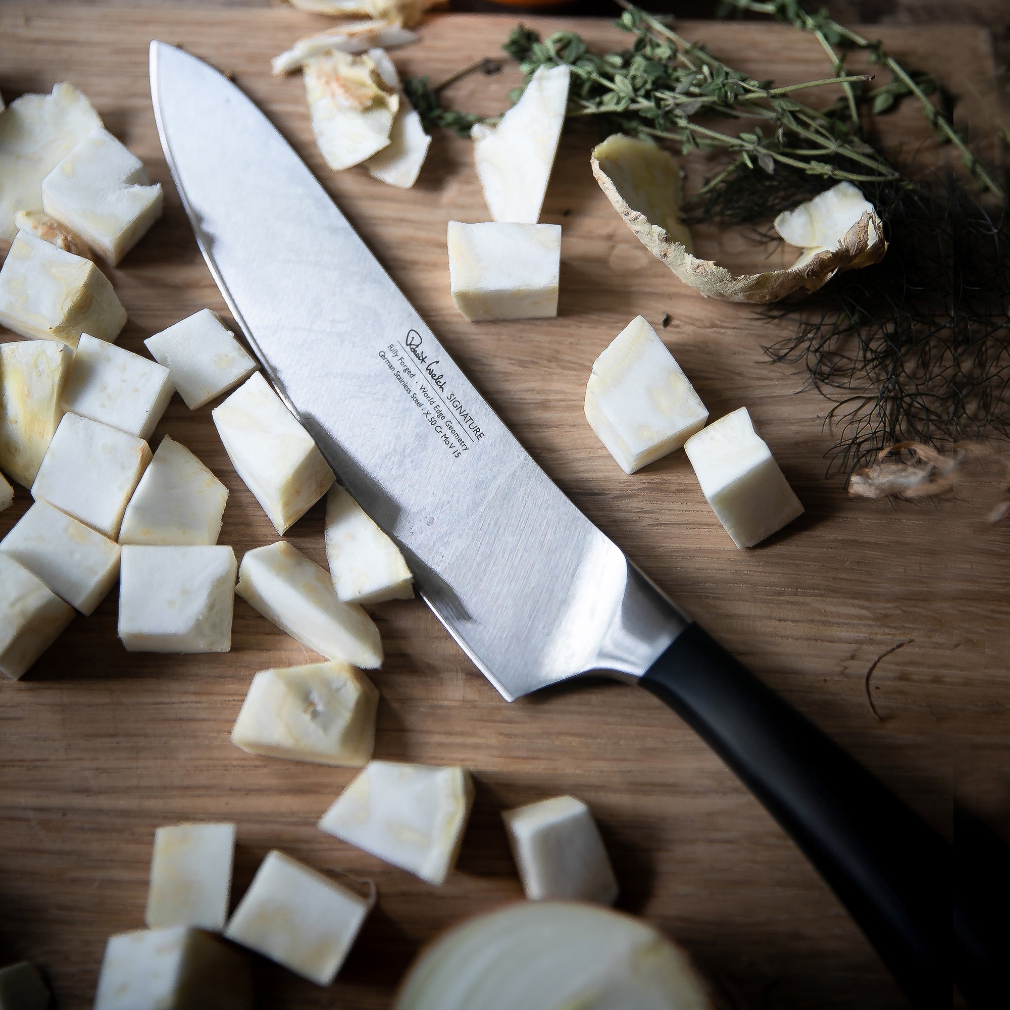 Signature Cook's Knife 20cm | Kitchen Knife | Robert Welch Designs Ltd