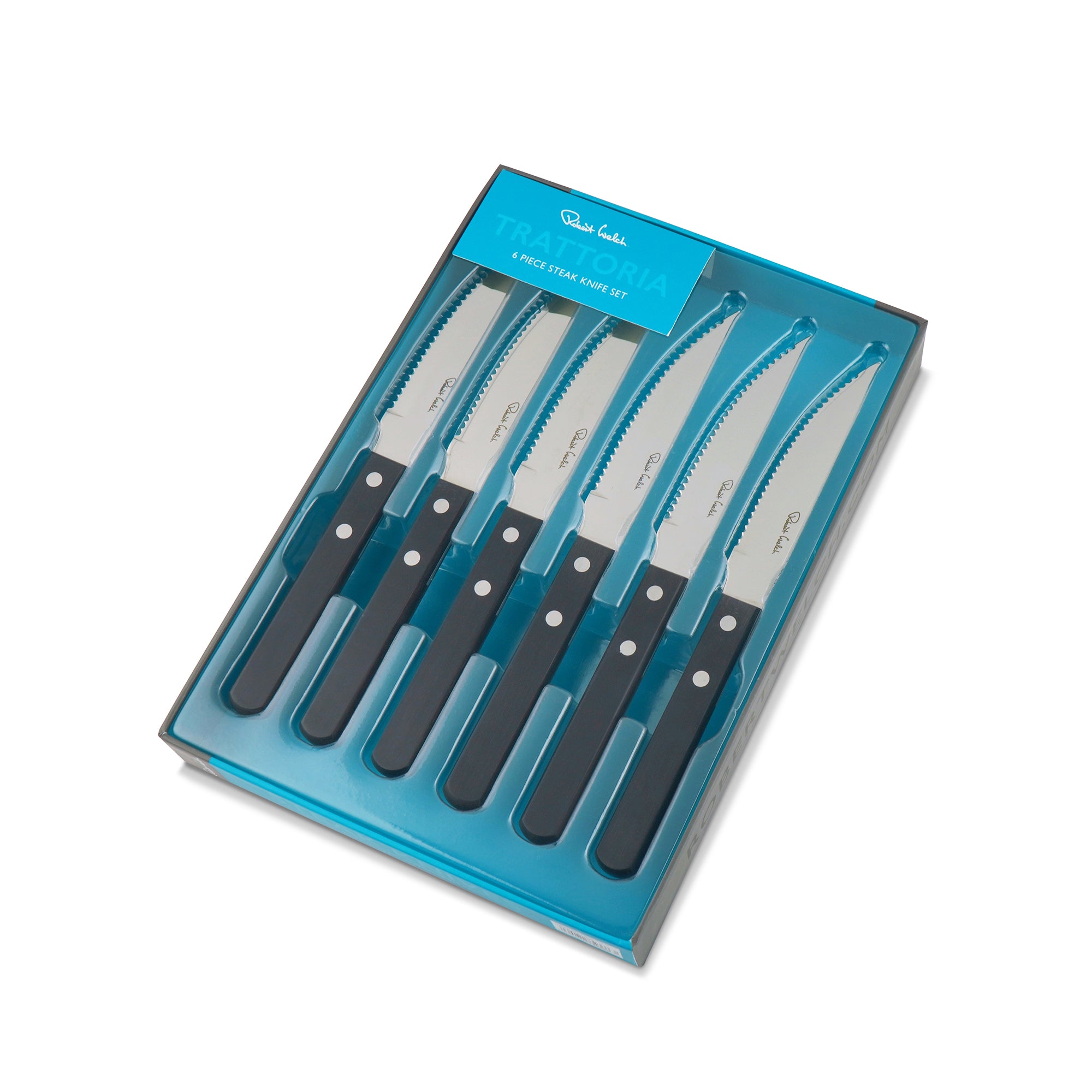 Trattoria Bright Steak Knife | 6 Piece Set | Knife Set