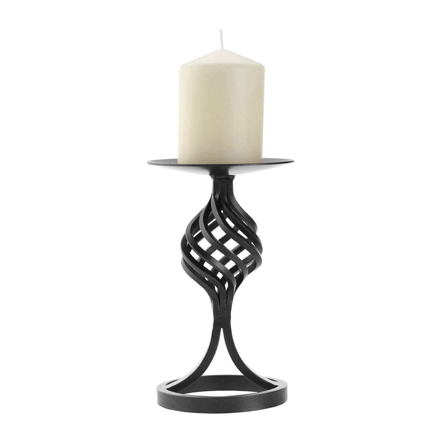 Dryad Fancy Candlestick Black | Robert Welch Designs Ltd
