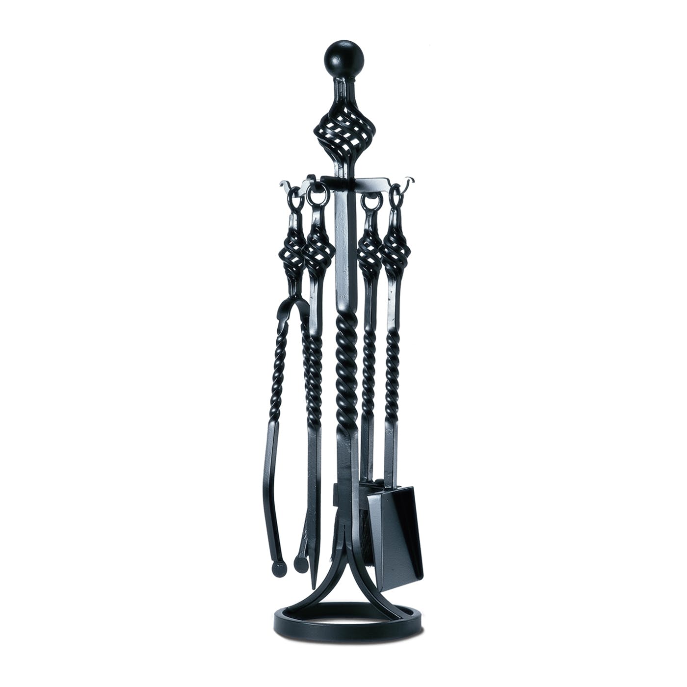 Dryad Fire Irons Set with Cage Handles | Robert Welch Designs Ltd